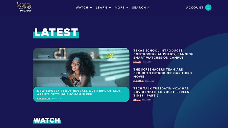 The Screenagers Project